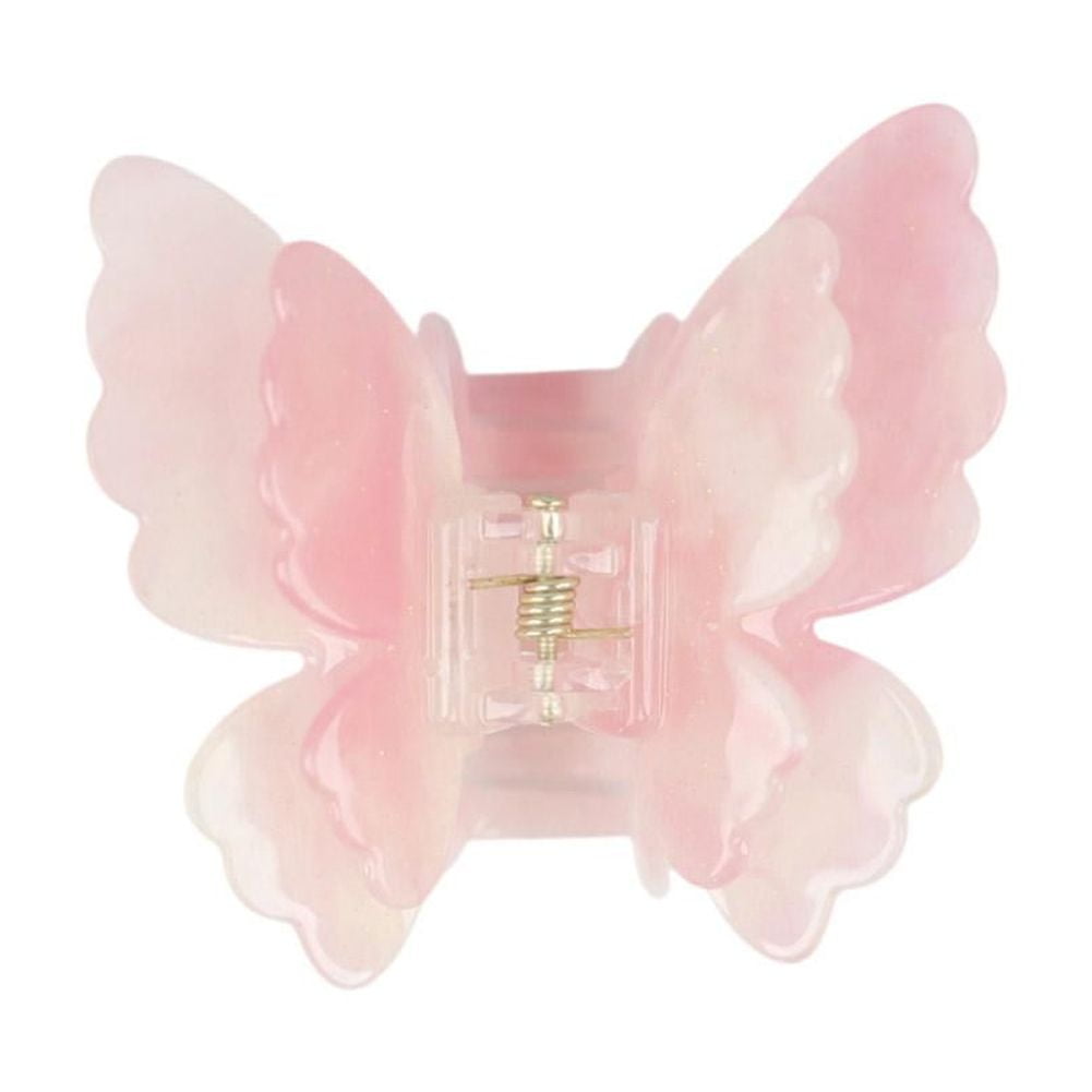 Wmool Acrylic Butterfly Clip Teenage Girl Color Changing Butterfly Grab ...