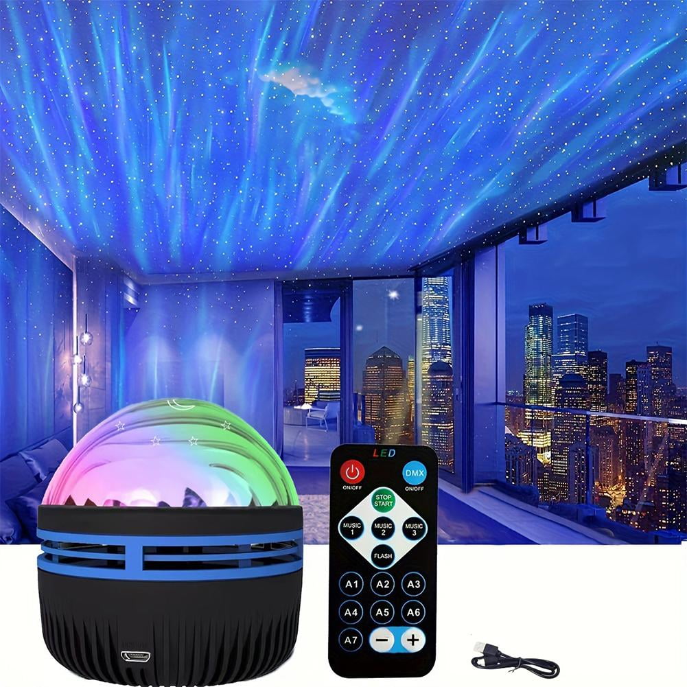Wmool Aurora Water Ripple Projector Light – 2025 Northern Lights ...