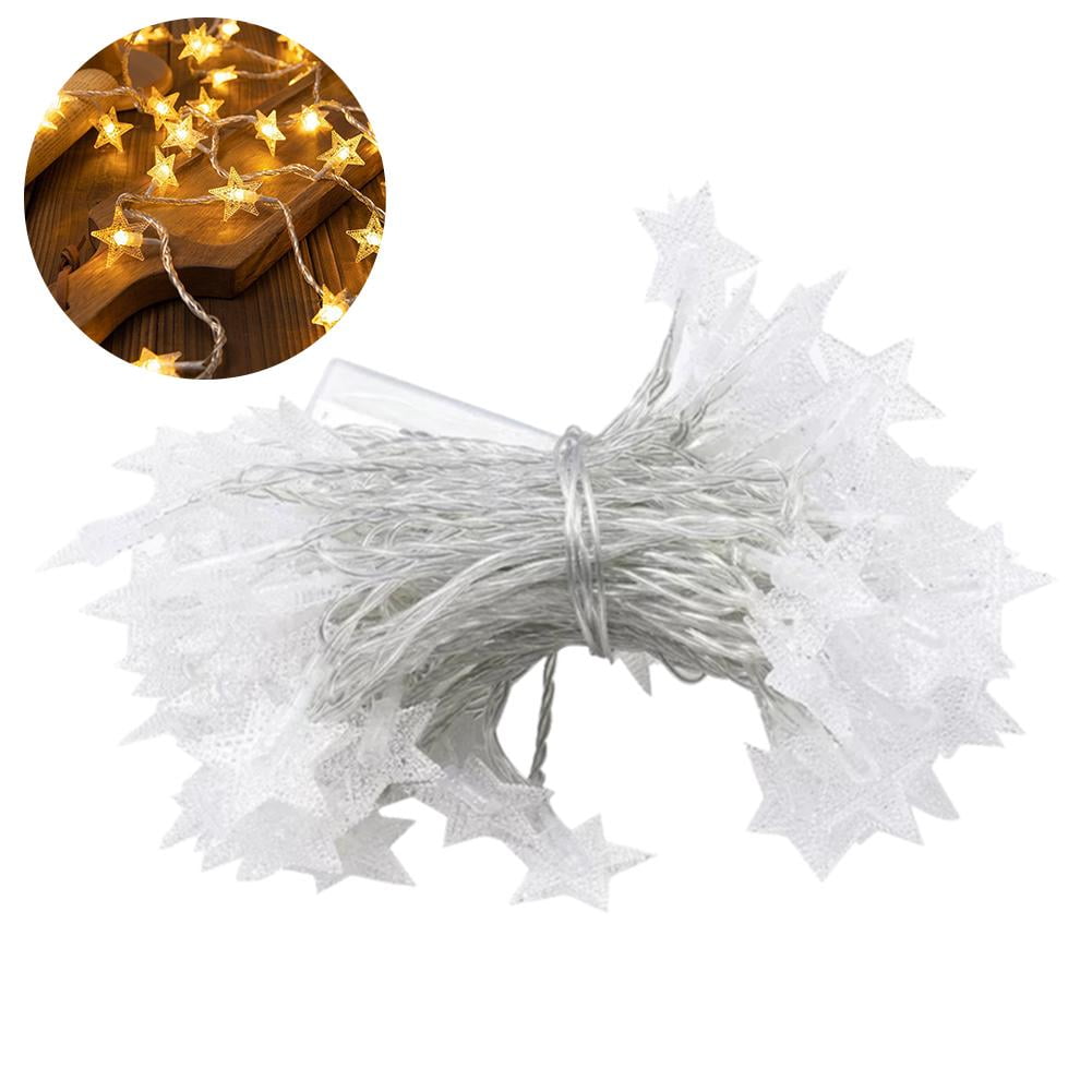 Wmool CQJJTKX Christmas Decorations Star String Lights, Twinkle Star ...