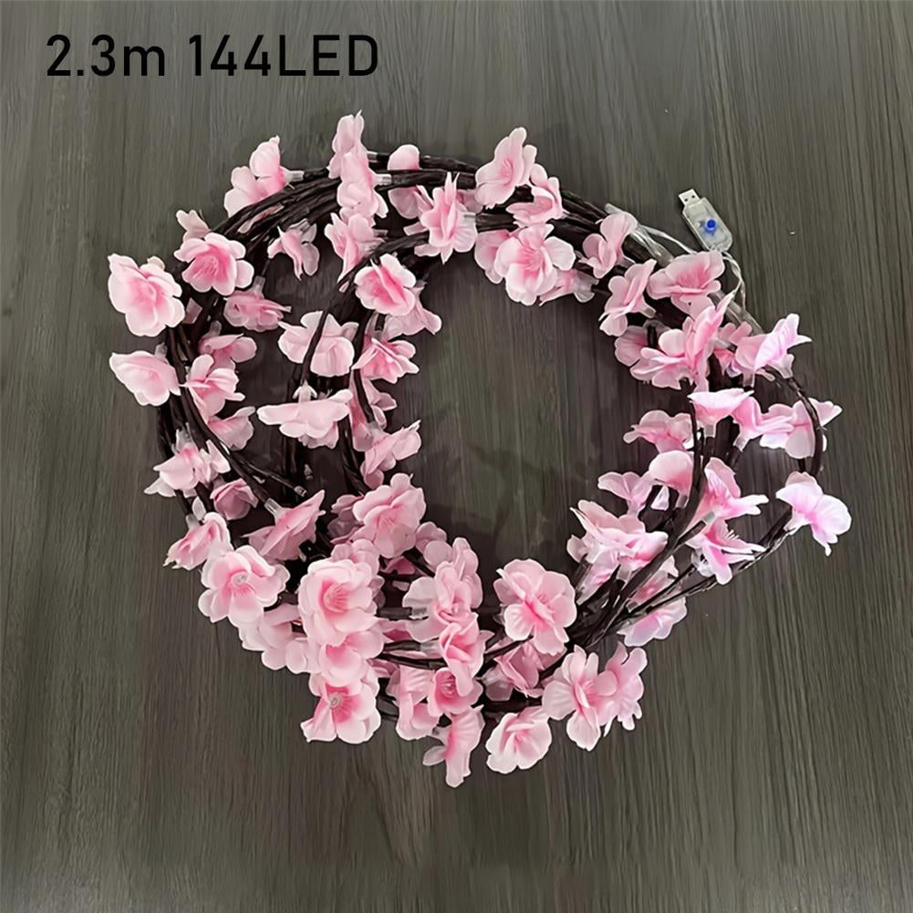 Wmool CQJJTKX Led Tree Branch Lights for Wall, Enchanted Willow Vine Lights with Remote, 144LEDs ...