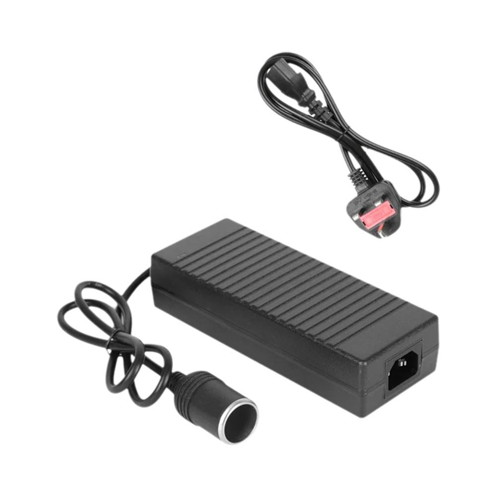 Wmool Car Power Adapter Converter 110/240V To 12V 15A Cigarette Lighter ...