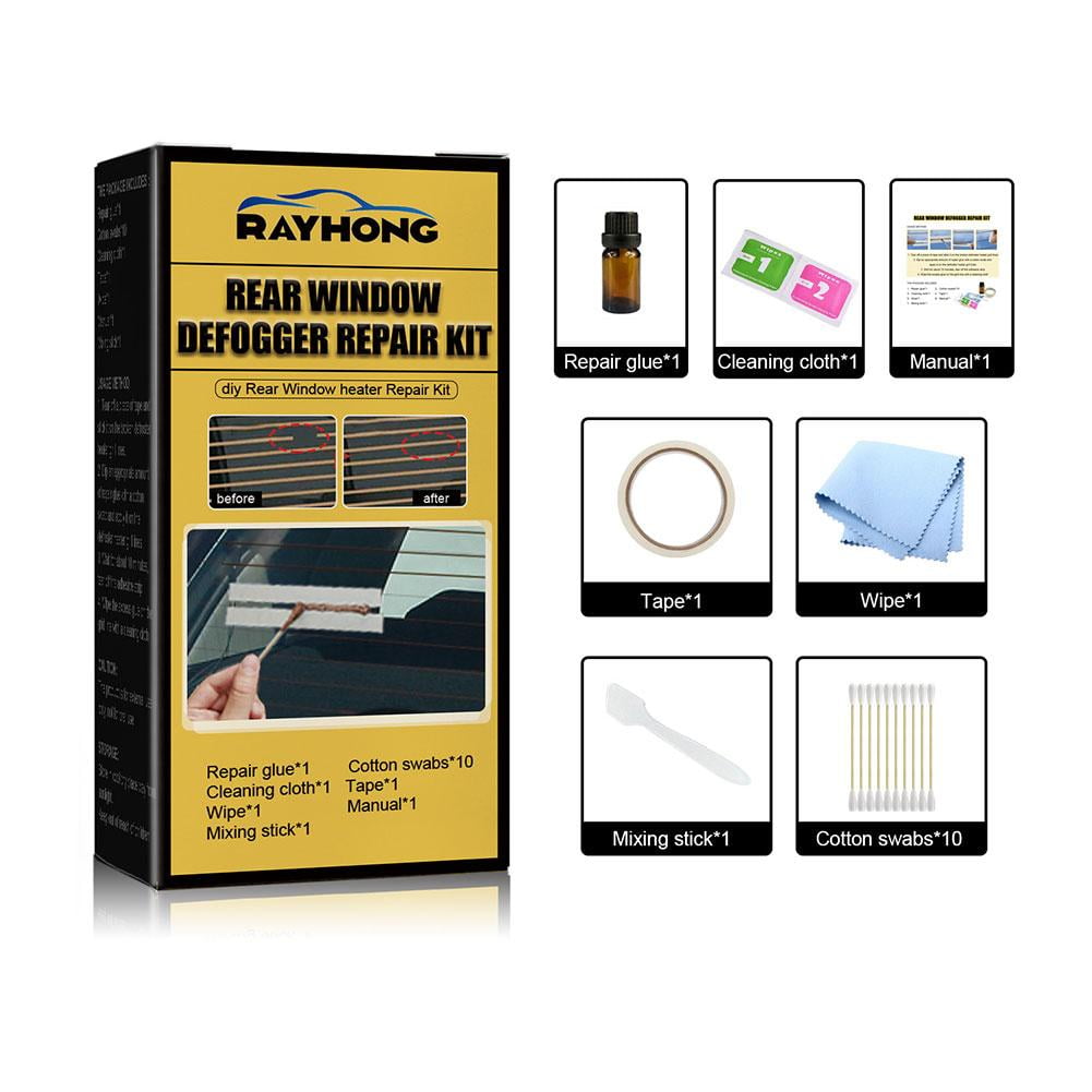 Wmool Car Rear Window Defogger Line Permanent Repair Kit Defogger Kit ...