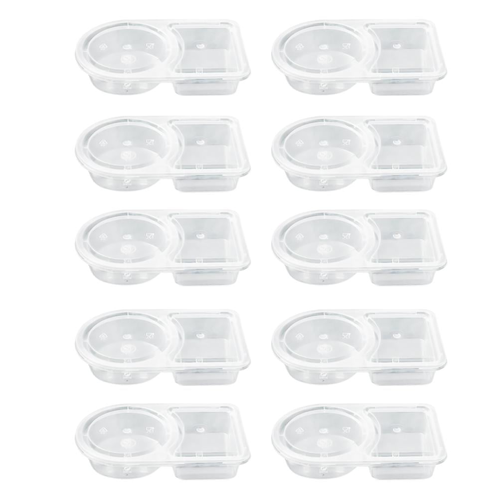Wmool EIRZNGXQ 2 Compartment Sna Containers, Double Compartment Sna ...