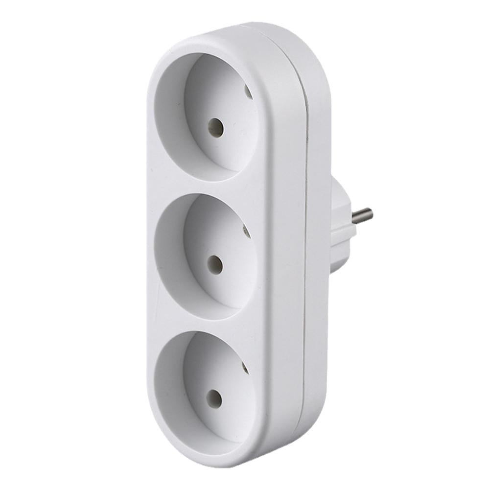 Wmool EU Ground Wall Socket Adapter Plug Extension Power Outlet ...