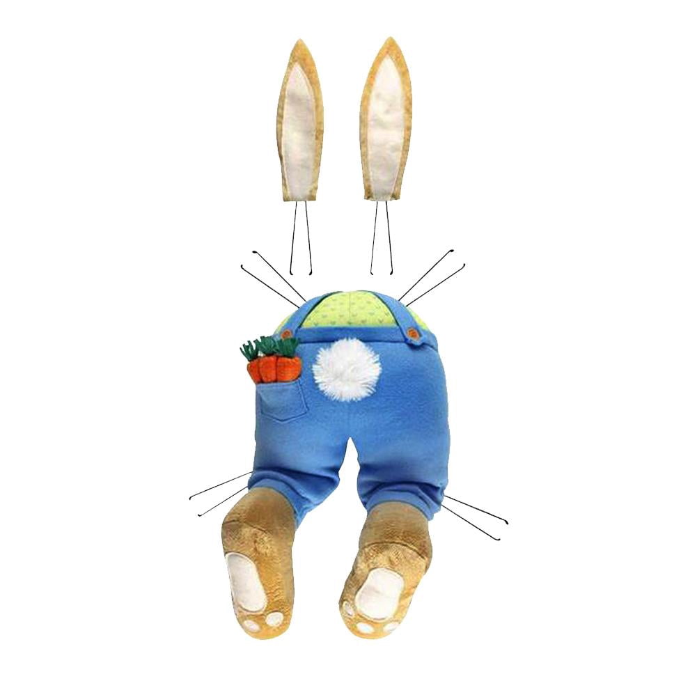 Wmool Easter Bny Butt Wreath Kit P Rabbit Ear Wreath Attachment Thief ...