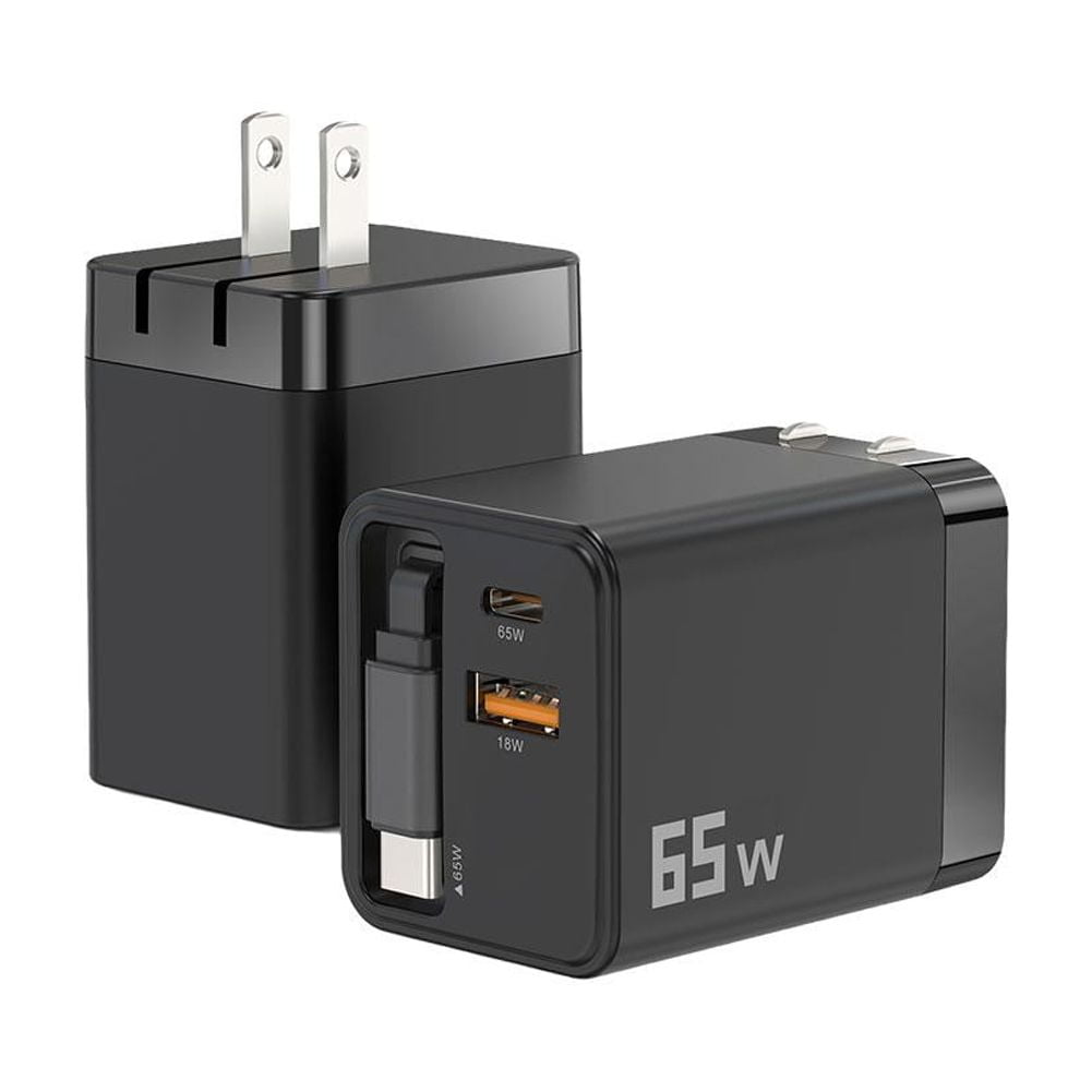 Wmool GaN 65W Fast Charging Type C Wall Charger Cable ﻿PD CS Charger ...