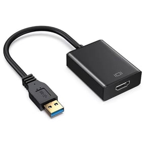 LANBOYA USB Female to HDMI Adapter Cable, Full HD 1080P Video Display ...