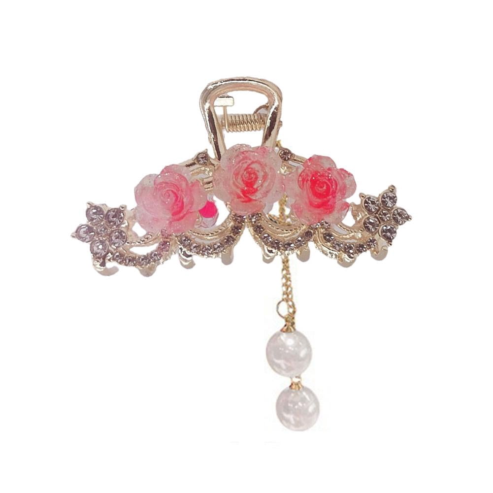 Wmool Jasmine Flower Hairpin Flower Hair Clip Bangs Clip Fringe ...