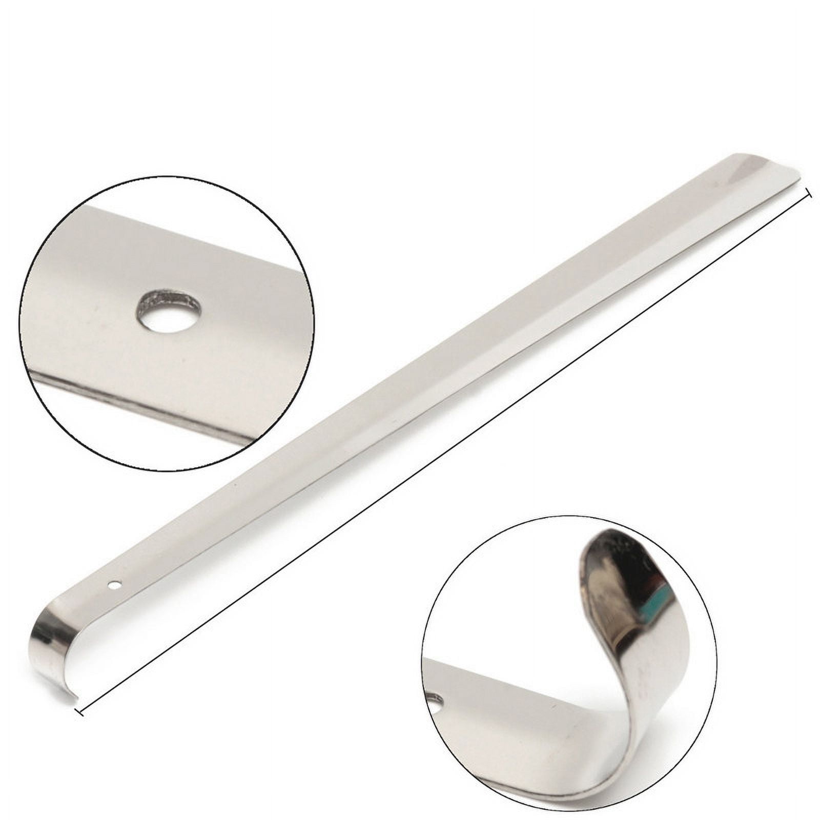 Wmool Long Stainless Steel Shoe Horn Tool Metal Boot Wellie Disability ...