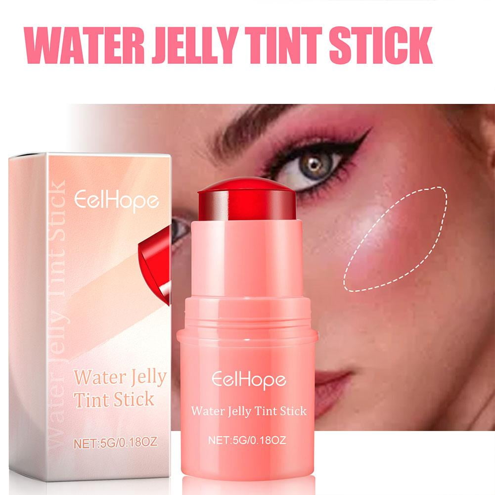 Wmool Milk Jelly Tint, Jelly Blush Stick, Water Tint, Fruit Jelly Color Tone Cool 0.18oz, Sheer ...