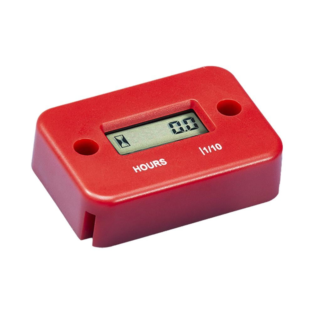 Wmool Motorcycle Gauges Engine Timer Working Tachometer Hour Meter Waterproof Lcd Display For ...