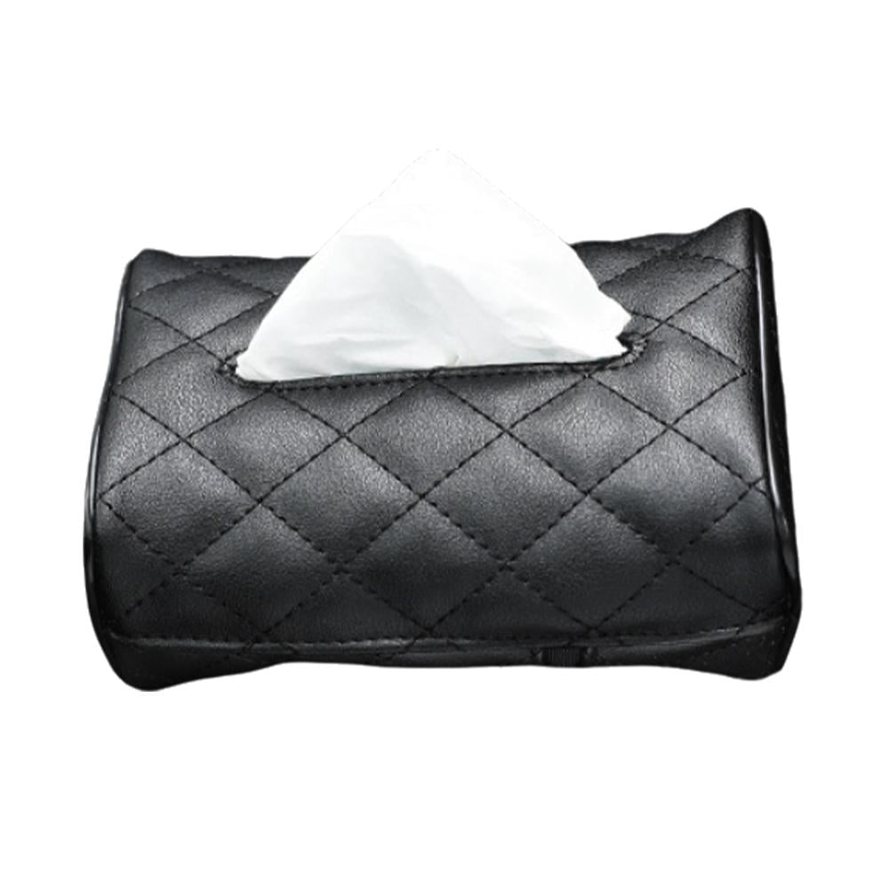 Wmool PU Tissue Box Cover Home Table Cars Stge Organiser Napkin Case ...