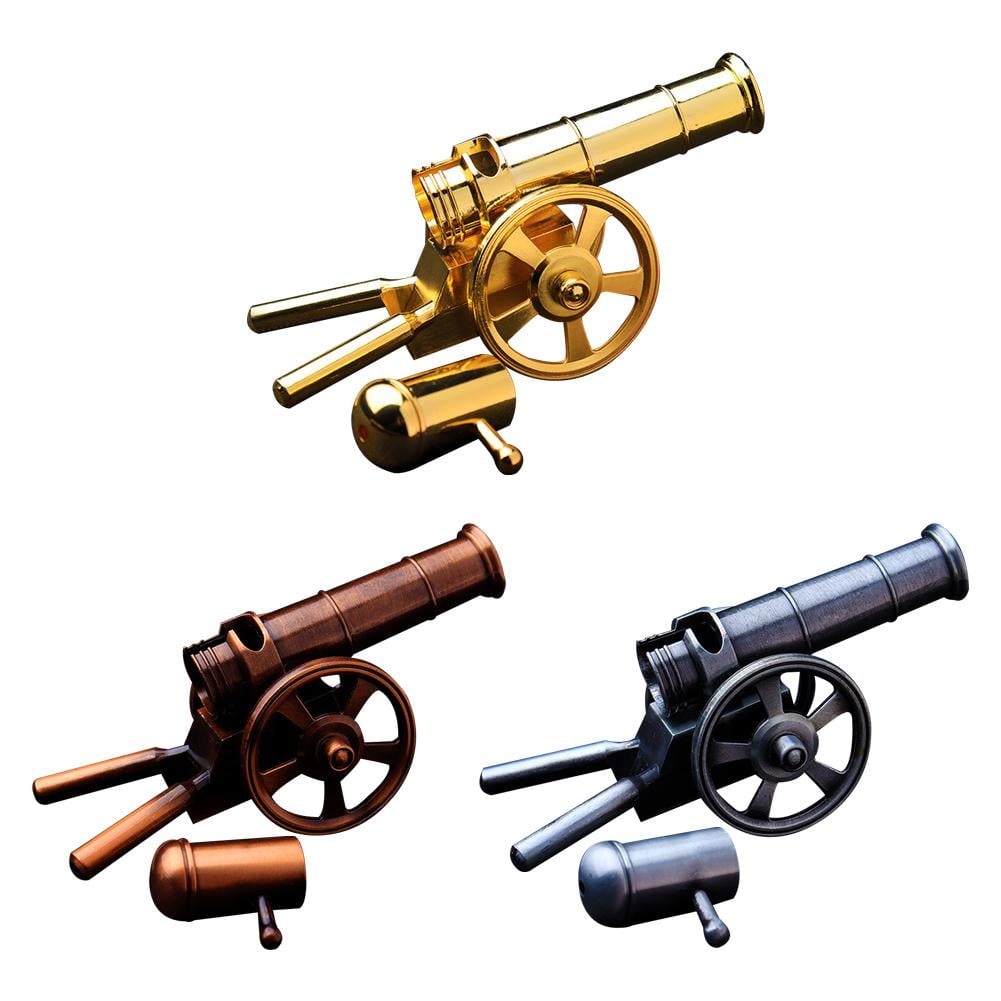 Wmool Pessrrtewg Mini Cannon, Desktop Artillery Model, Stainless Steel ...