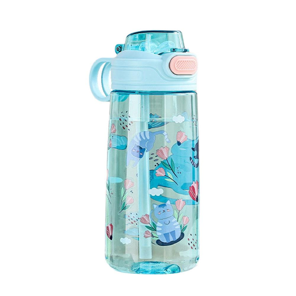 Wmool Portable CartoonChildren's Plastic Water Cup Sports Cup AU Wat ...
