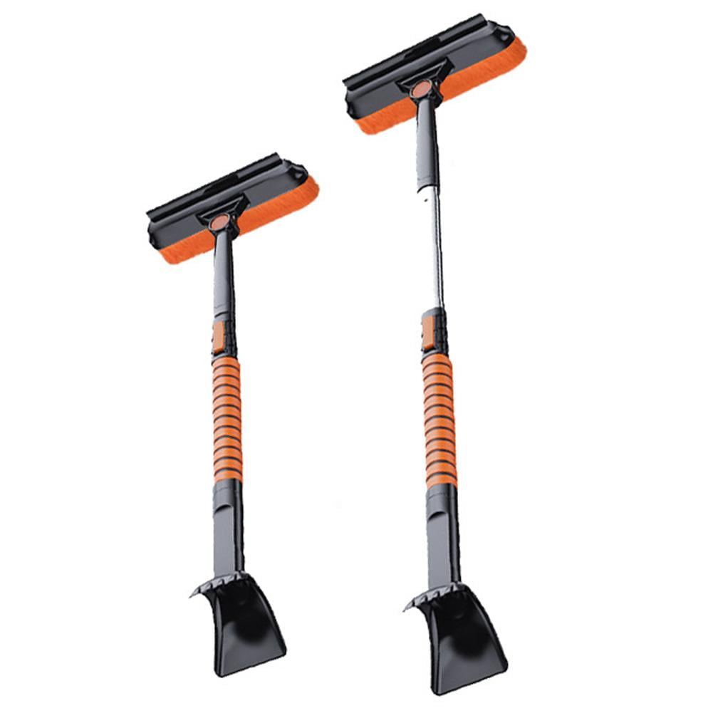 Wmool Portable Snow-Shovel Kit 5 in 1 Brush Ice Scraper Collapsible ...