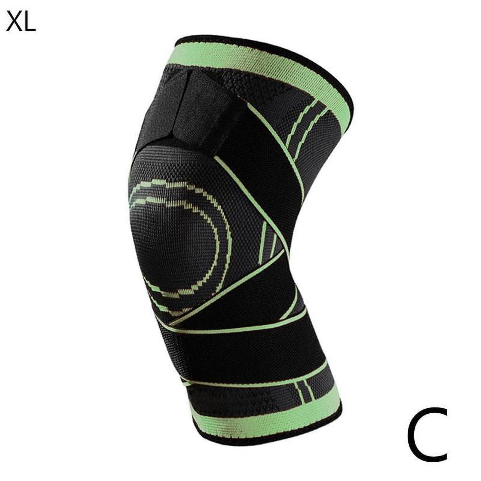 Wmool Red/L Kn Slve Comprion Brace port Pads Sport Joint Pain x1PCS/SET ...