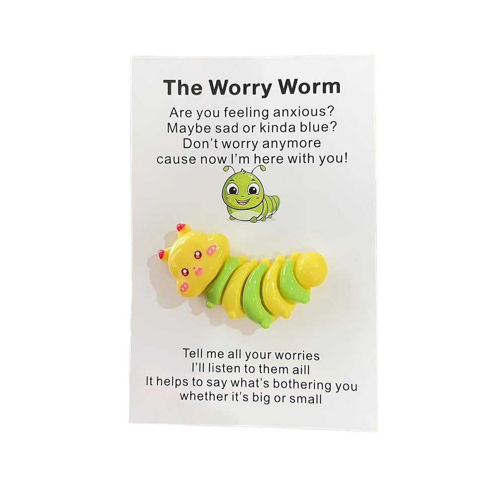 Wmool The Worry Worm Cards, A Little Poet Worm Hug, Poet Hug To, Mini ...