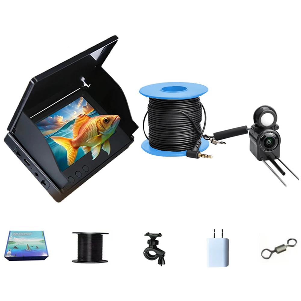Wmool Underwater Fishing Camera, Top Notch Fish Finder, Ice Fishing ...