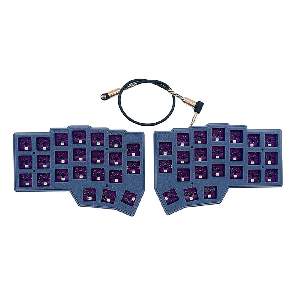 Wmool Wired Split Keyboard Left Right Hand Keyboard Kit Hot Swap ...