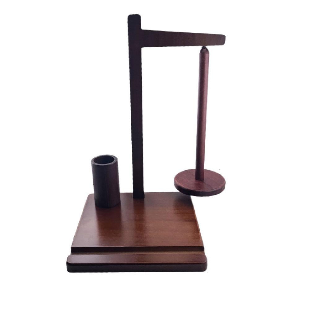Wmool Wooden Yarn Holder for Crocheting, Upgrade Larger Size & Magnetic ...