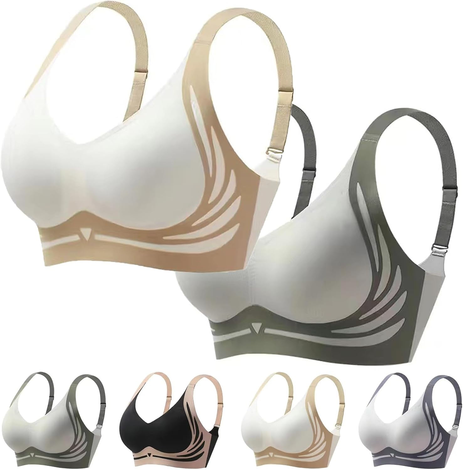 Wmstylist Lushfitting Powerful Push-up Seamless Bra, Super Gather ...