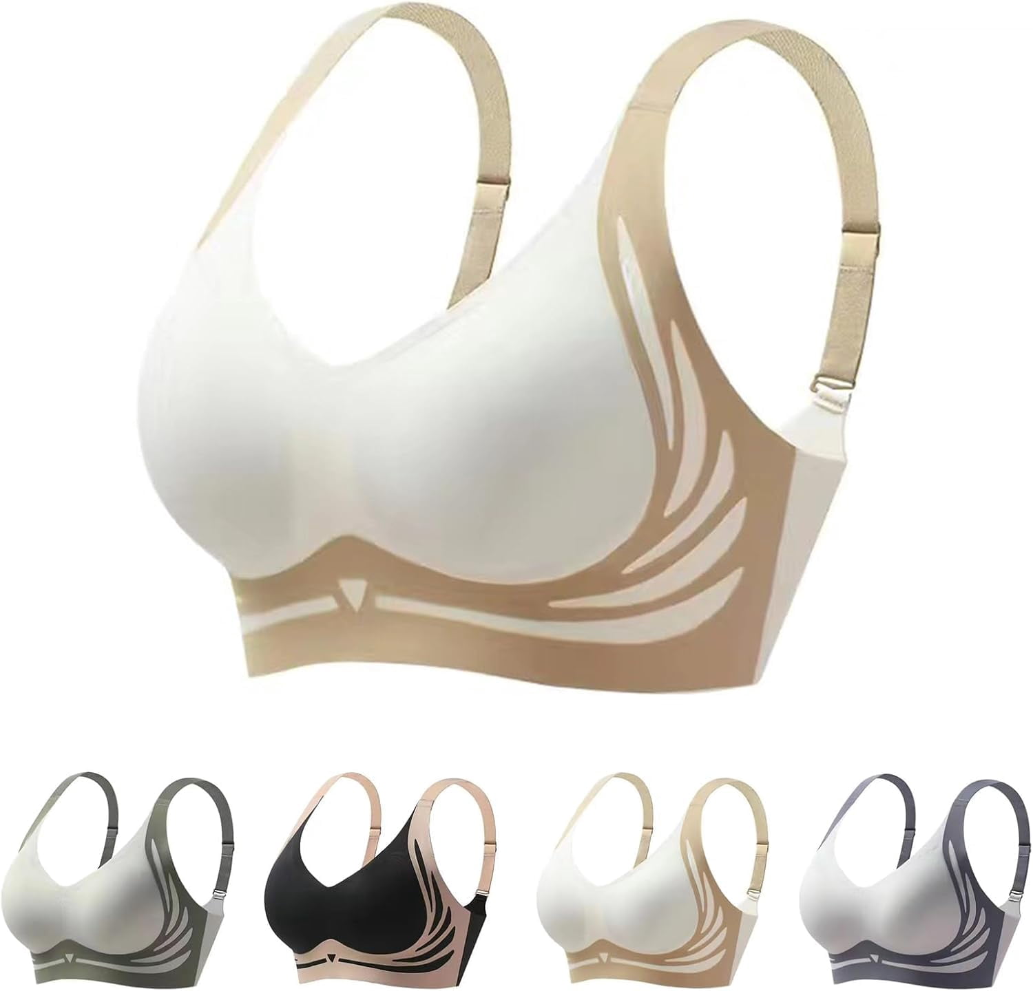 Wmstylist Lushfitting Powerful Push-up Seamless Bra, Super Gather ...