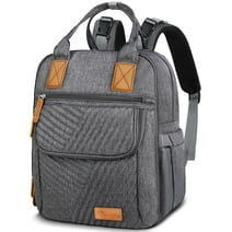 BB Gear Backpack Diaper Bag with Adjustable Shoulder Strap, Gray ...