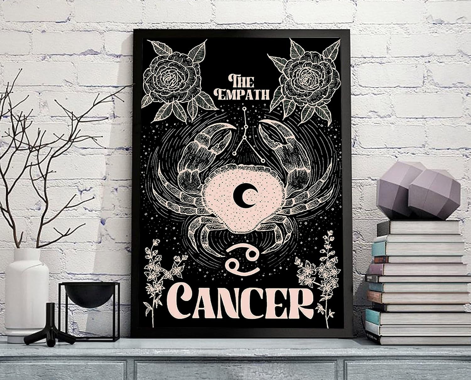 Wnnyof Retro Metal Tin Sign 8 X 12 Inches Cancer Zodiac Sign Vintage ...