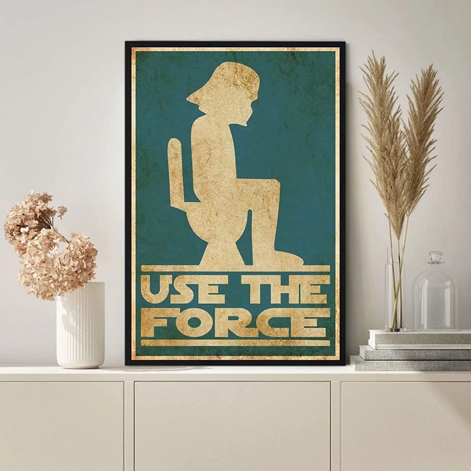 Wnnyof Retro Metal Tin Sign 8 X 12 Inches Use The Force , Sign, ation ...