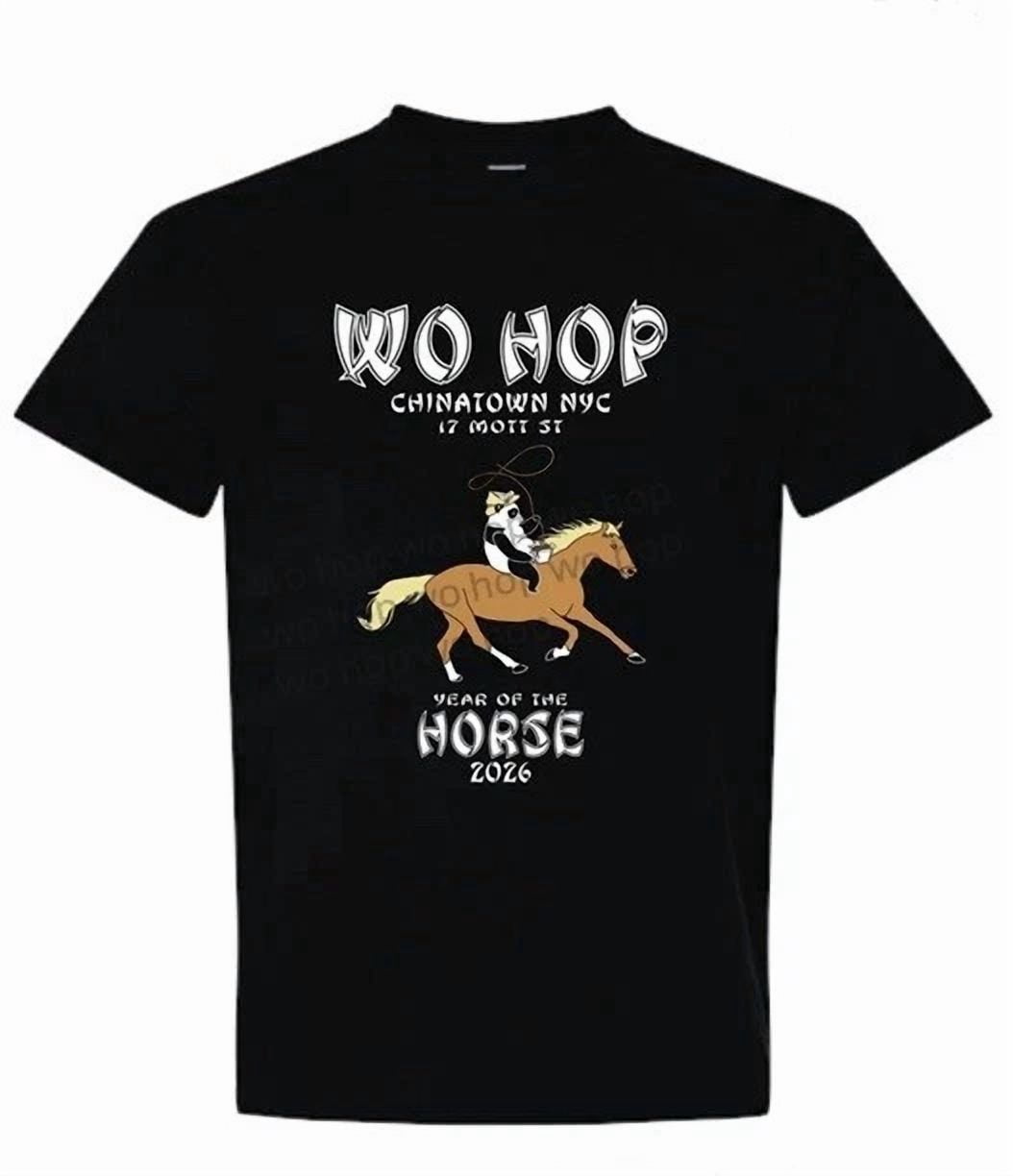Wo Hop Chinatown NYC 2026 Year of the Horse Tshirt - Walmart.com