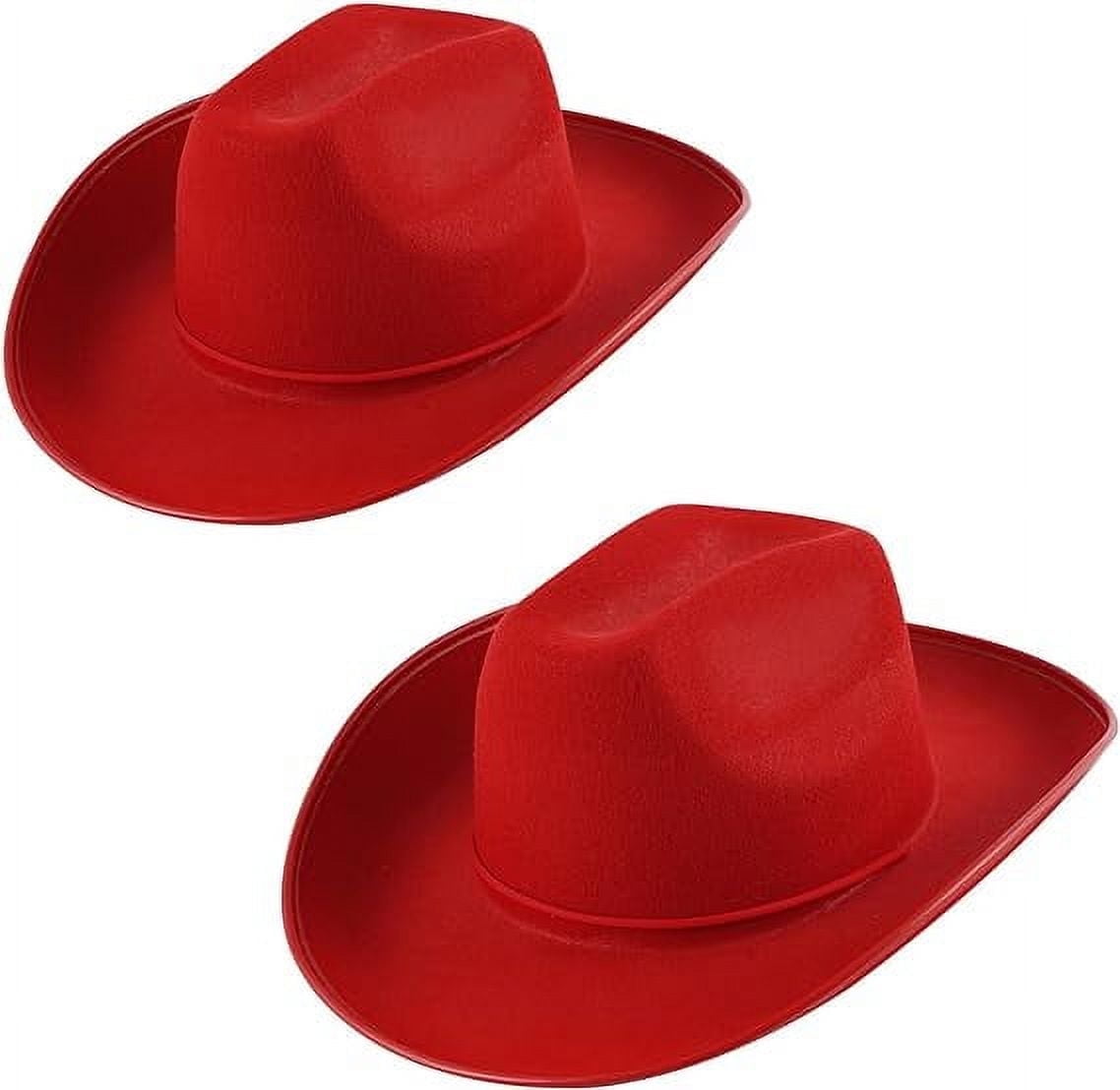 WoWstyle 2 Pack Cowboy Hat for Women Men DIY Western Cowgirl Hats Plain ...