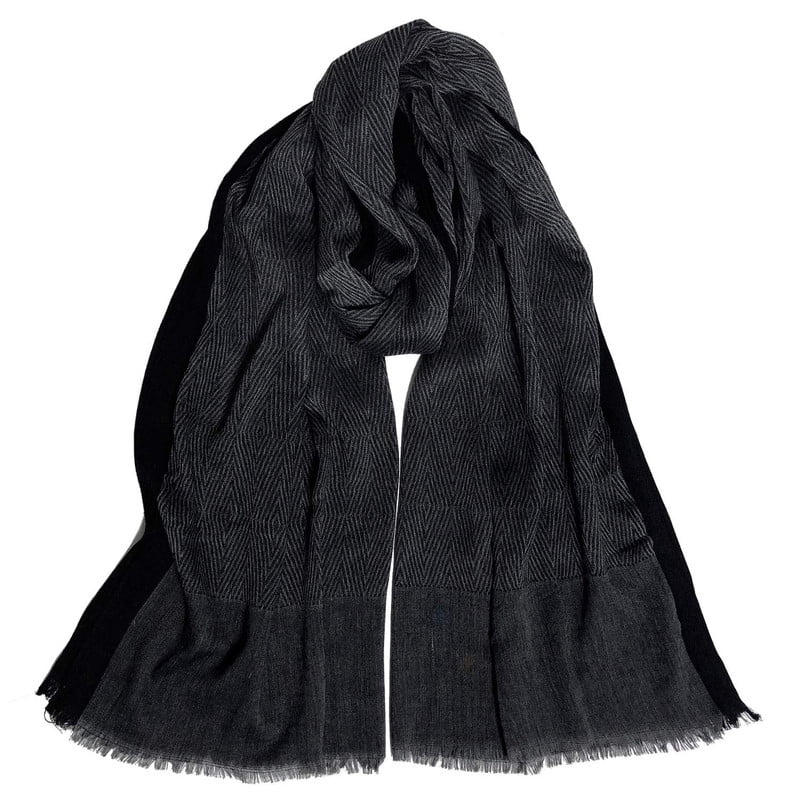WoWstyle Cotton-Linen Scarves Mens Stripe Crinkle Long Scarf Fashion ...