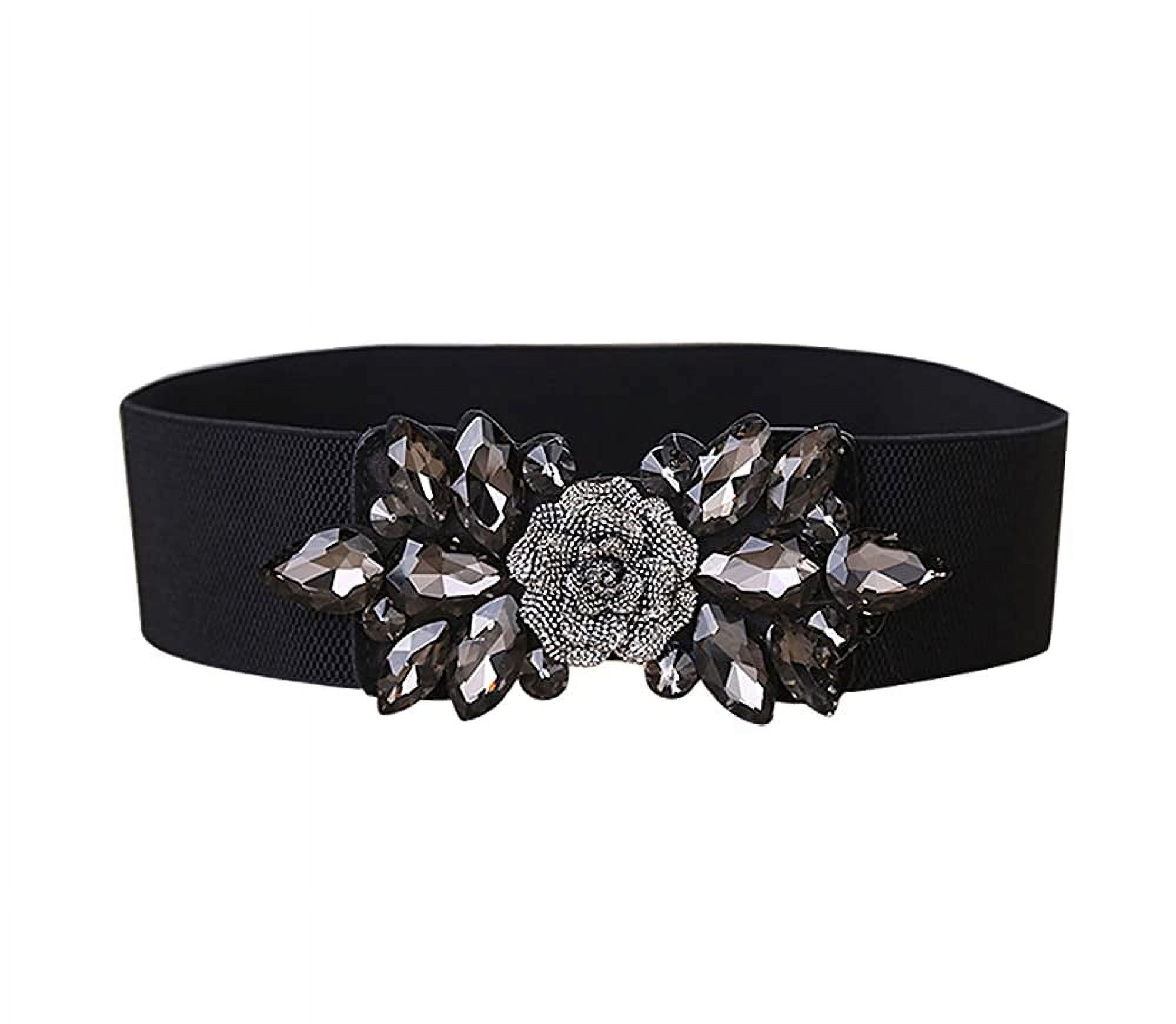 CTM Fleur de Lis Studded Rhinestone Belt (Women) - Walmart.com