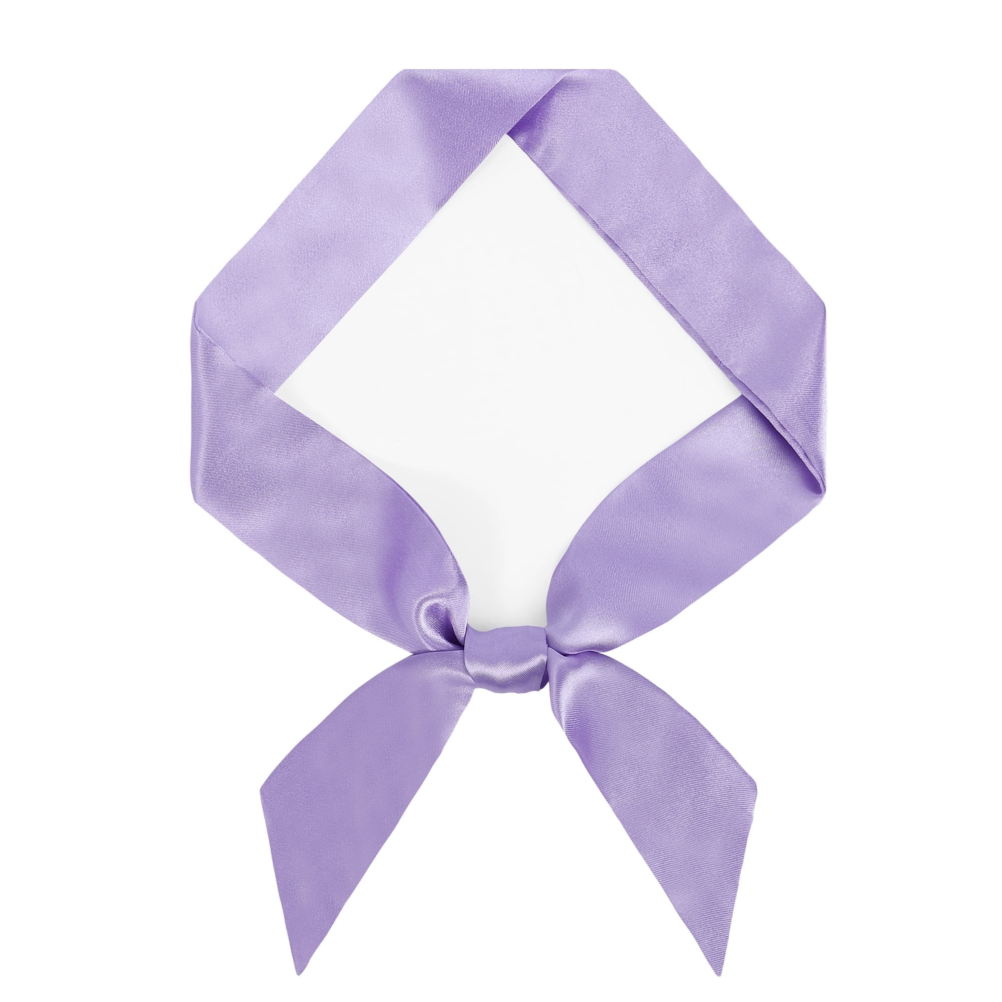 Wowstyle Women Long Neckerchief Purple Neck Scarf Skinny Scarf Necktie ...