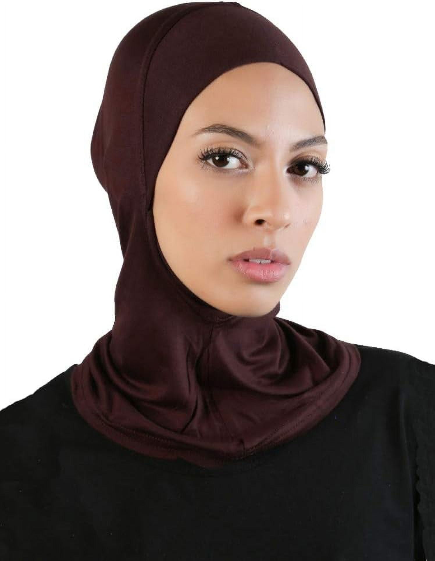 WoWstyle Solid Women's Muslin Hijab Sport Head Scarf Plain Under Scarf Muslimah Turban Cap Scarf ...