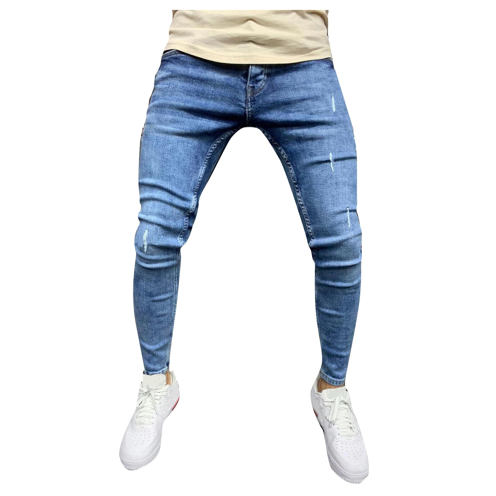 WoY2K Cargo Pants for Men Side Pocket Trousers with Zipper Placket ...