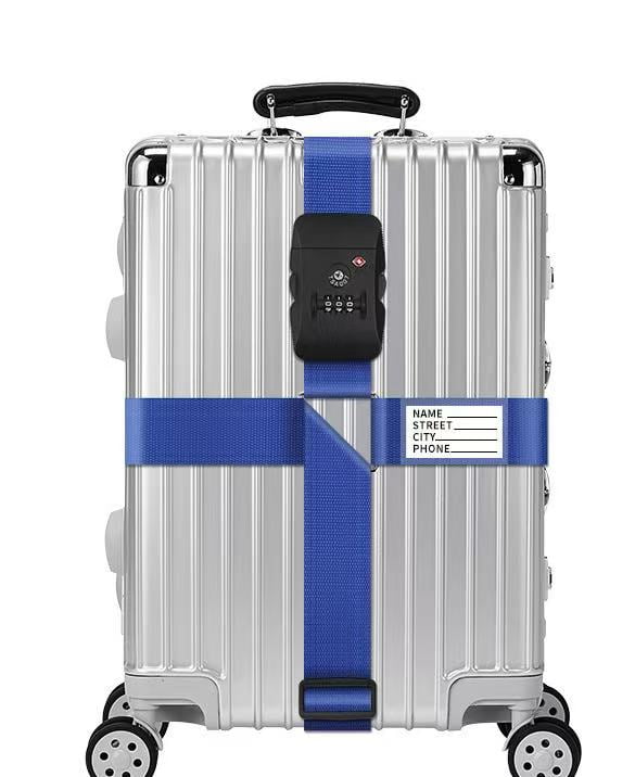 Woaeety Heavy Duty Adjustable Luggage Straps for Suitcases, Easy to ...