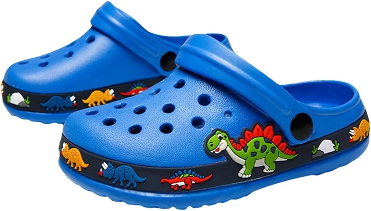 Woaeety Little Kids Clogs Cute Cartoon Boys Girls Garden Clogs Toddlers ...