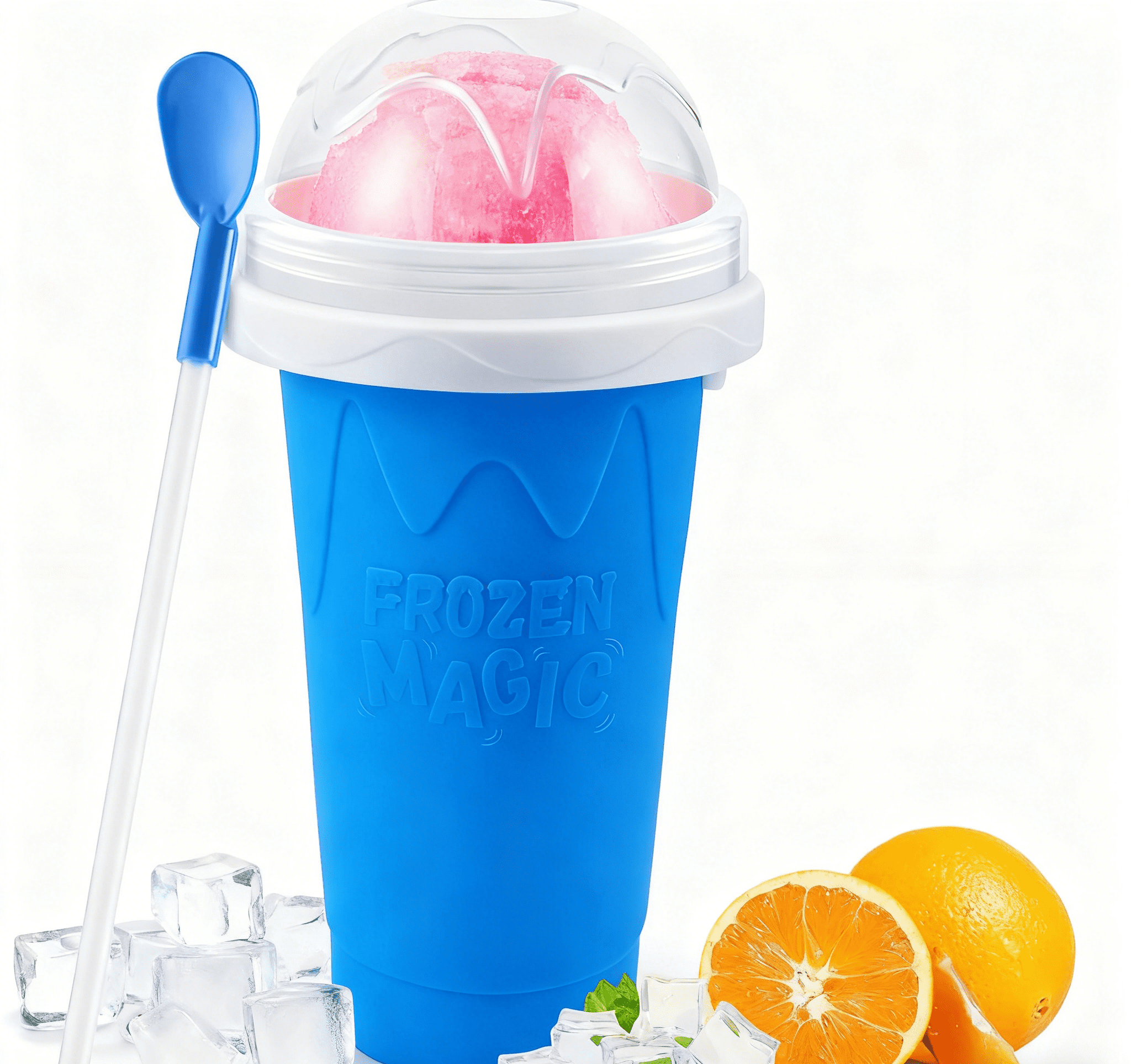 Woaeety Slushie Maker Cup, DIY Magic Squeeze Slushy Cups, Portable ...