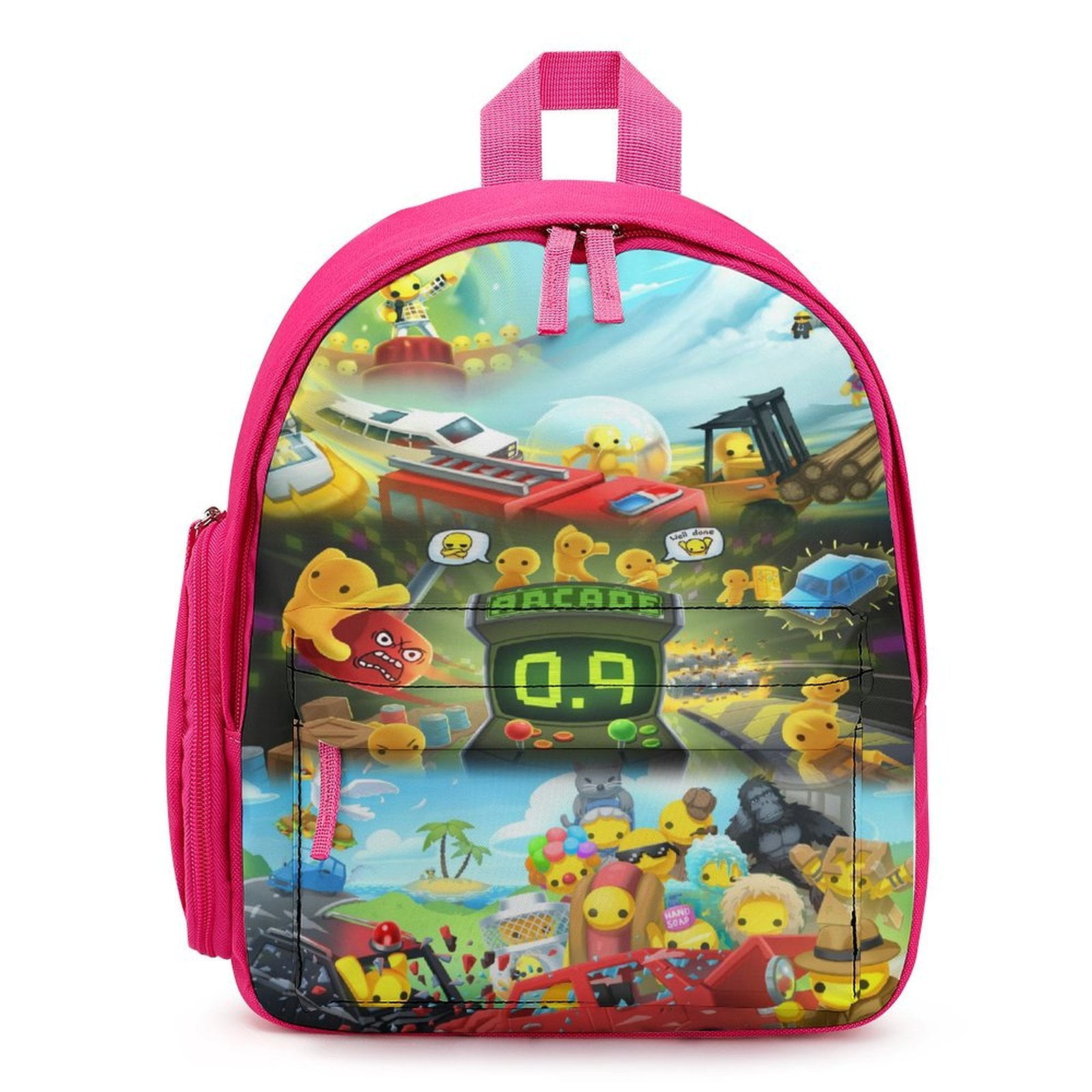 Wob-bly Life Backpack for Men Women Small Backpack with Front Pocket ...