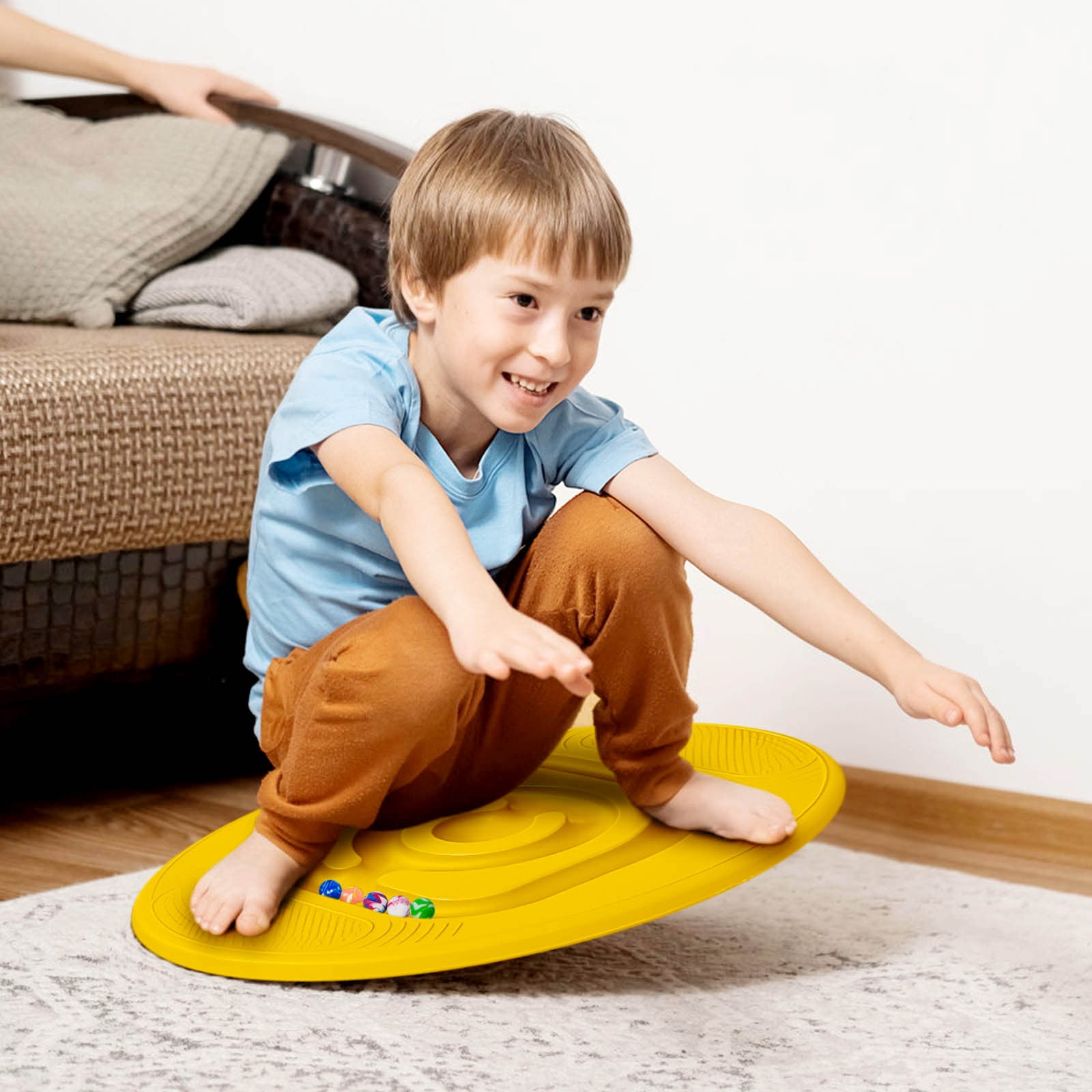 Wobble Balance Board for Kids Rocker Maze Board with Stepping Stones ...