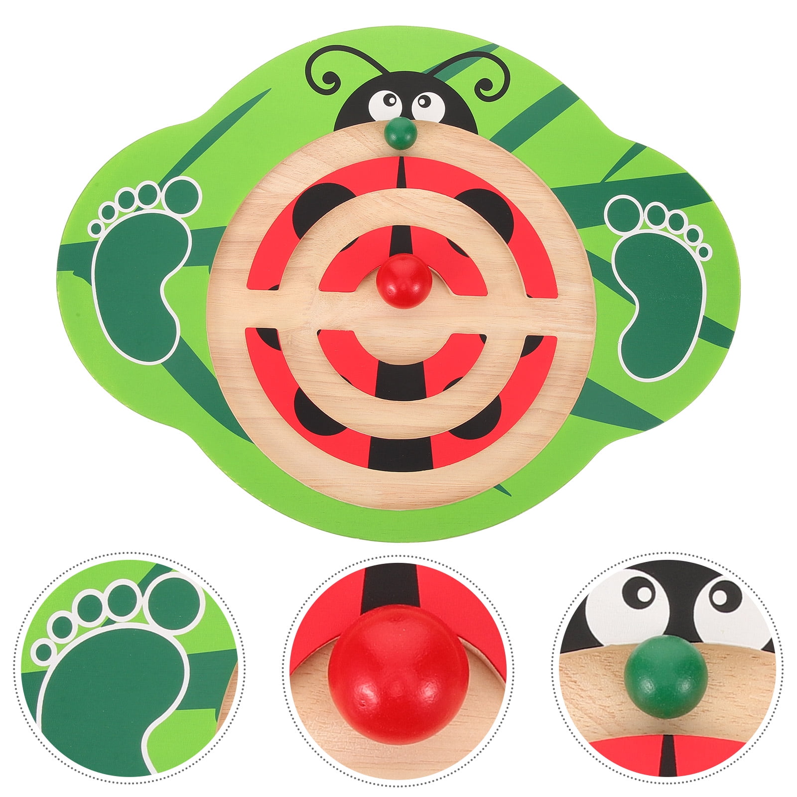Beaupretty Wobble Board Creative Play For Children Green 1Set 14.6X11 ...