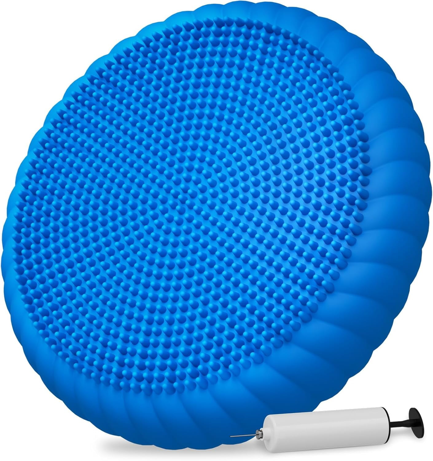 Wobble Cushion with Inflation Pump - Wobble Disk Balance Disc Wiggle ...