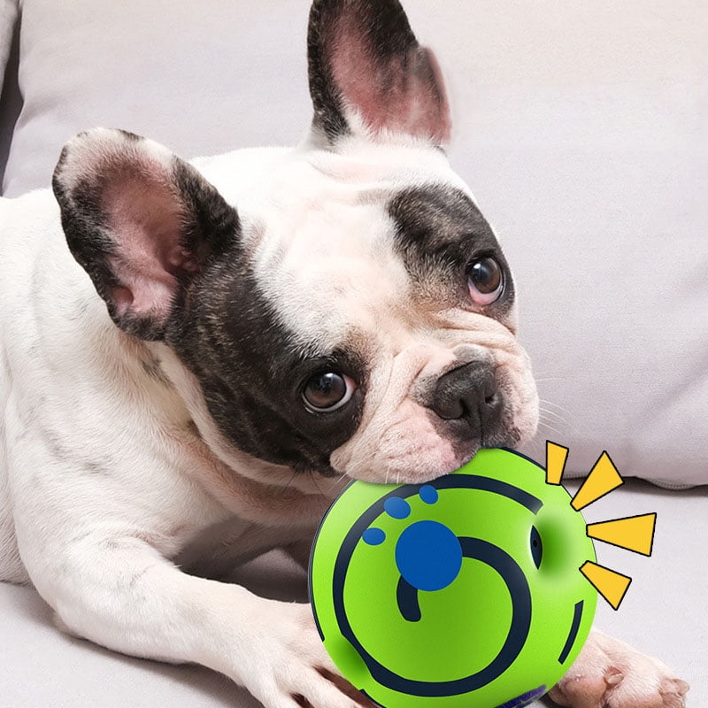 Wobble Wag Giggle Glow Ball Interactive Dog Toy Fun Giggle Sounds When ...