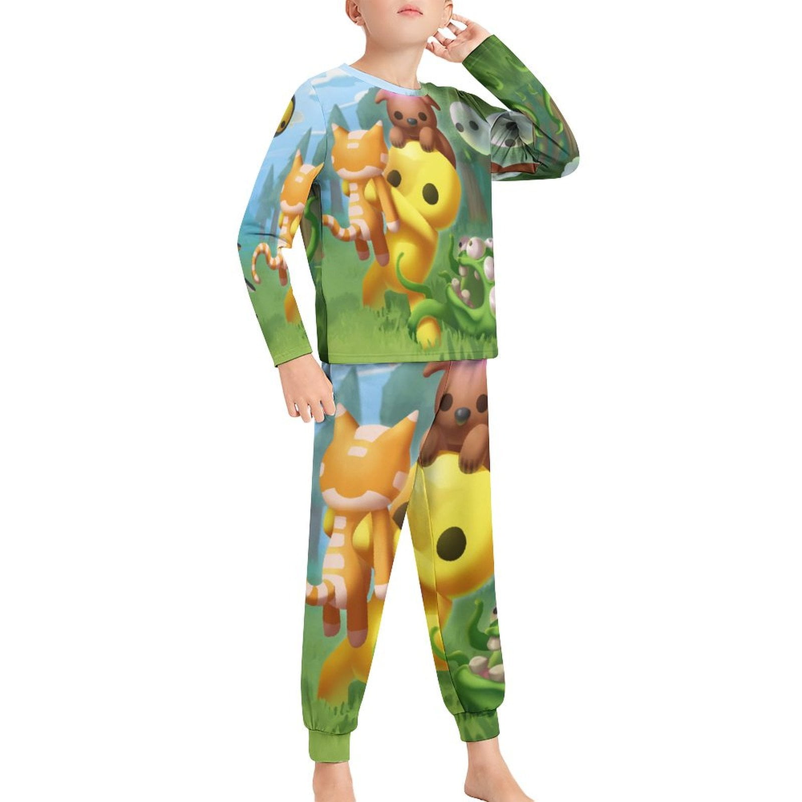 Wobbly Life Ki-ds Pajamas 2 Piece Pjs Set Little Big Bo-ys Gi-rls ...