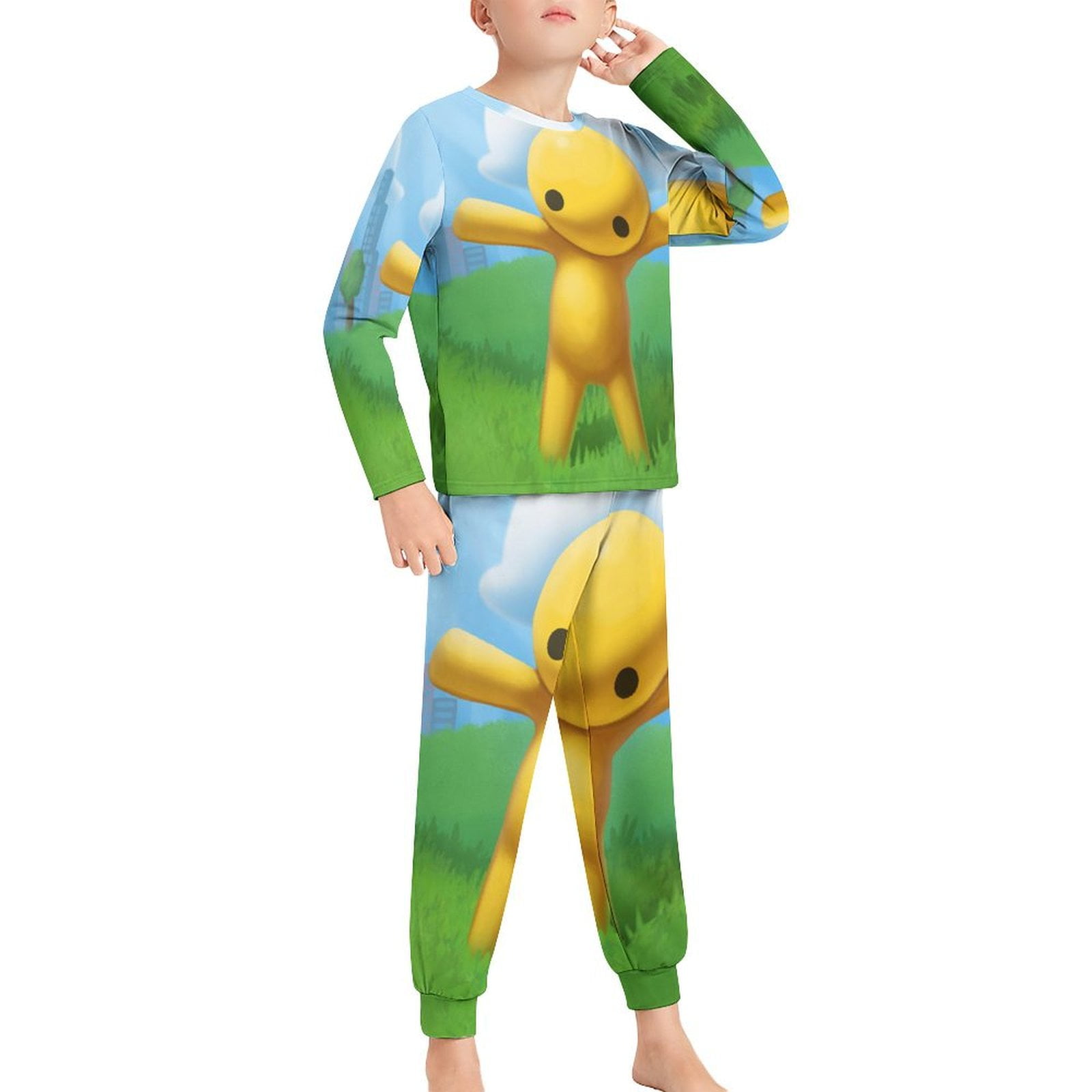 Wobbly Life Ki-ds Pajamas 2 Piece Pjs Set Little Big Bo-ys Gi-rls ...