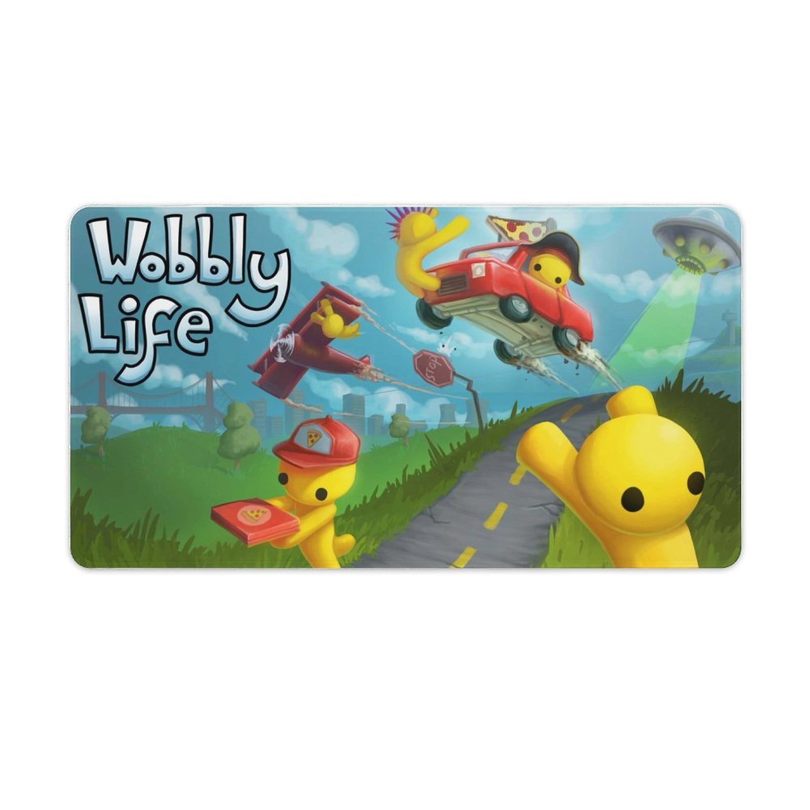 Wobbly Life Mouse Pad Extended Gaming No-sliped Large Desk Mat Stitched ...