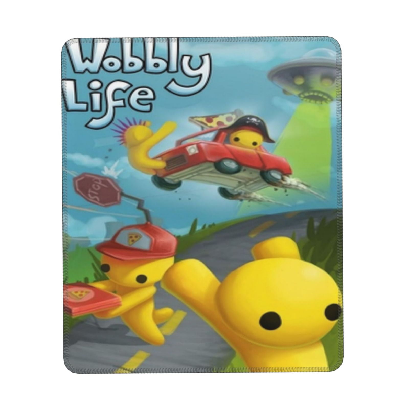 Wobbly Life Mouse Pad, Non-Slip Rubber Base Desktop Protection Mat ...