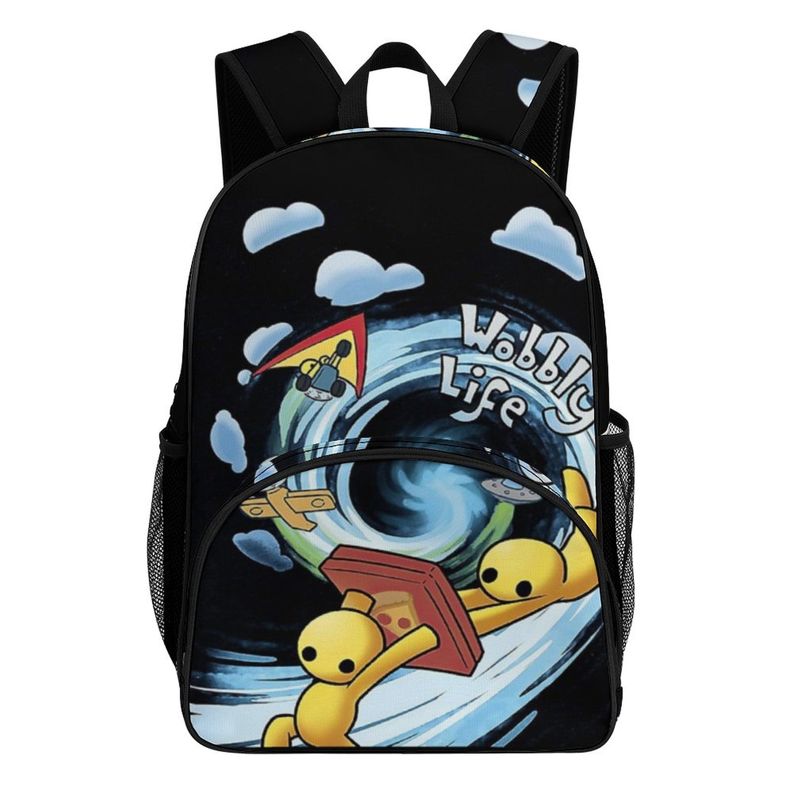 Wobbly Life Poster Backpack Daypack Adjustable School Bag Student ...