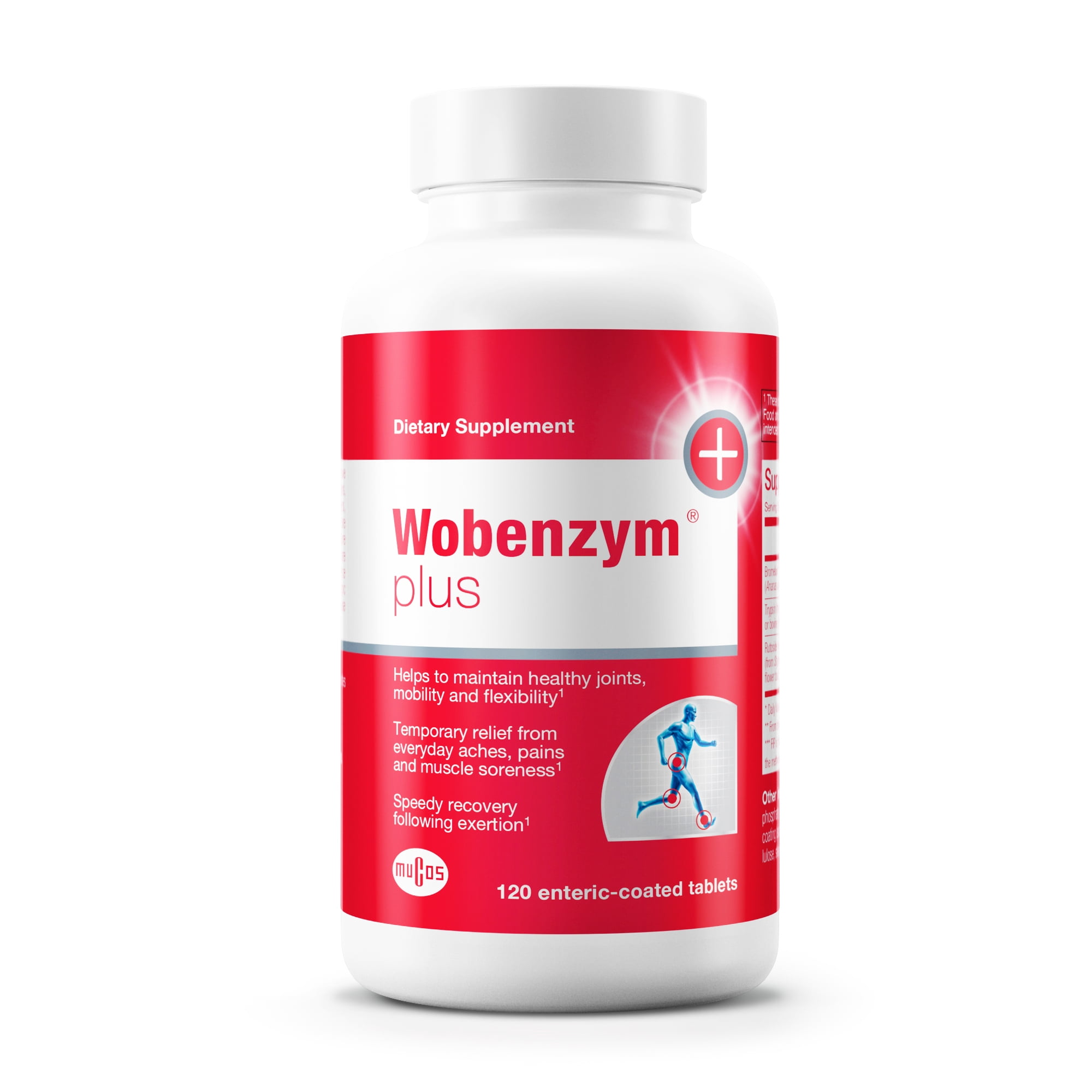 Wobenzym Plus Dietary Supplement - Supports Joint Function, Muscles ...